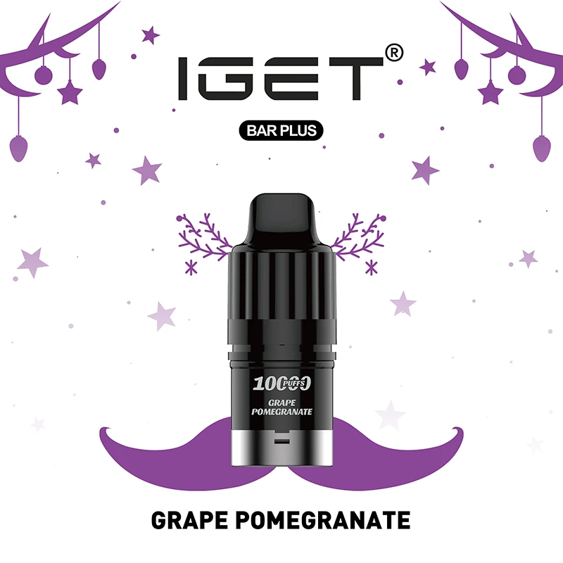 IGET Bar Plus: 6K To 10K Puffs, 50+ Flavours - IGET Pod System NZ