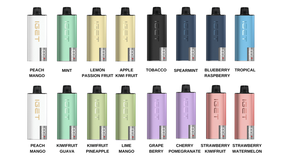IGET EDGE 10000 Puffs | 2 Modes & 13+ Flavours